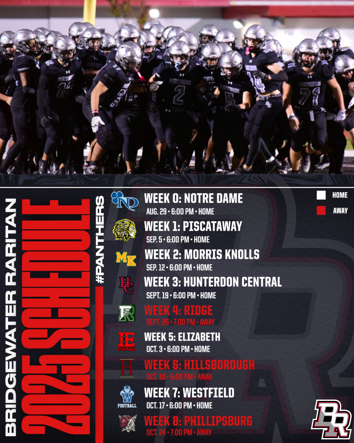 Schedules – BRHS Panther Football